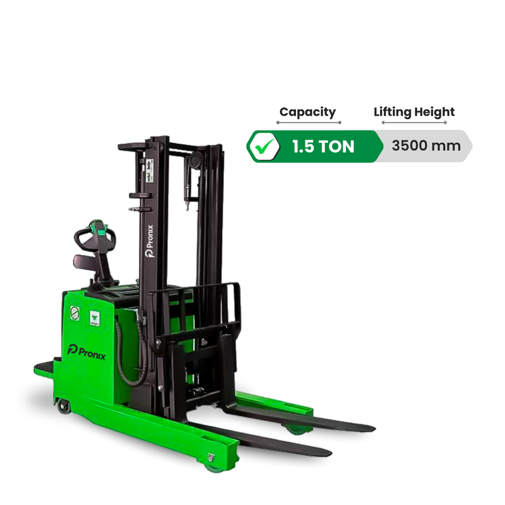 Pronix Electric Reach Stacker 1.5 Ton 3.5m Lifting Height PNXRS-1535 ...