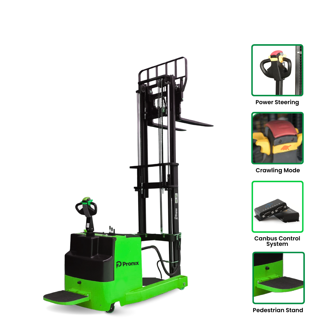 Pronix Electric Reach Stacker 1.5 Ton 3.5m Lifting Height PNXRS-1535 ...