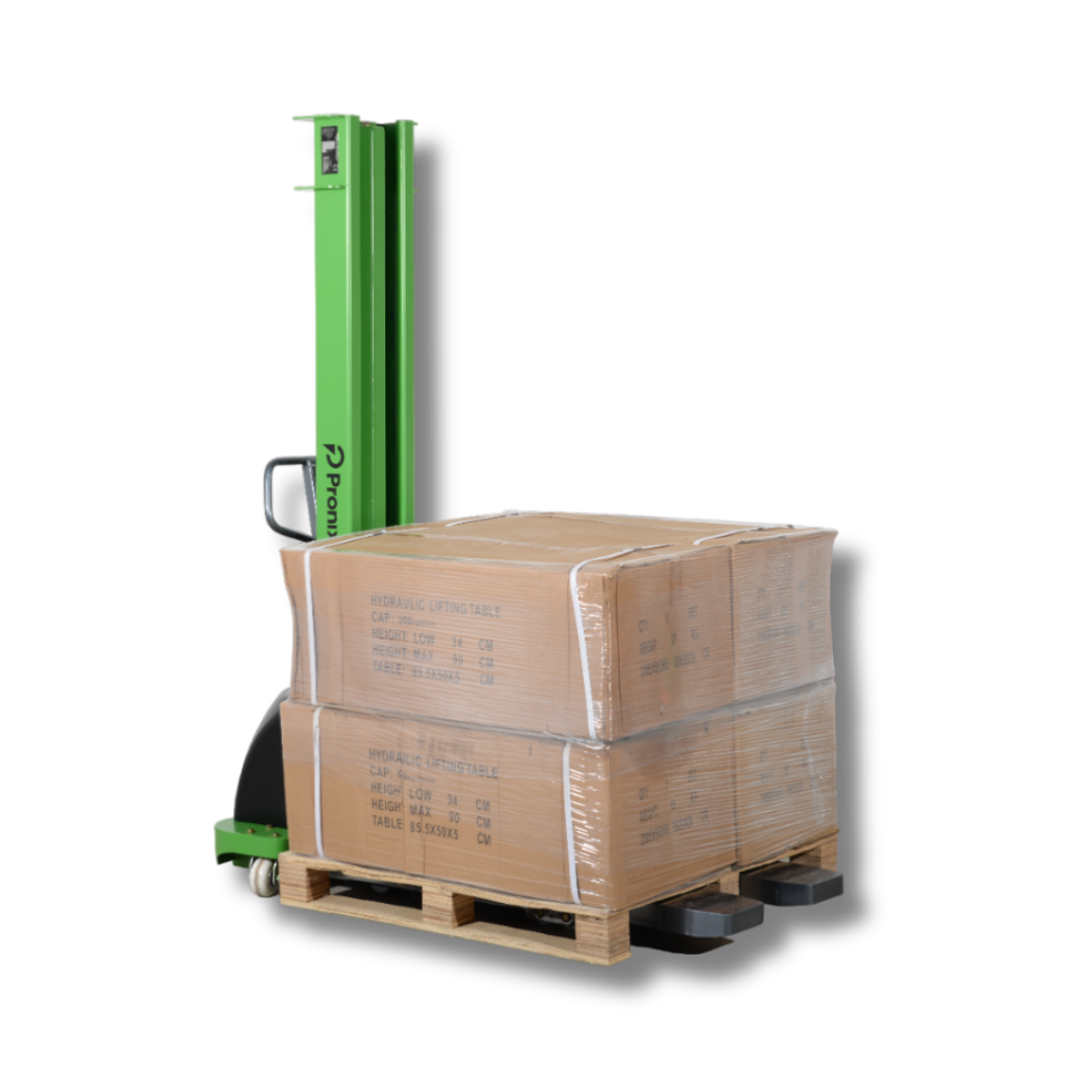 Self Loading All-in-One Stacker Semi-Electric Lifting Capacity 1000Kg ...